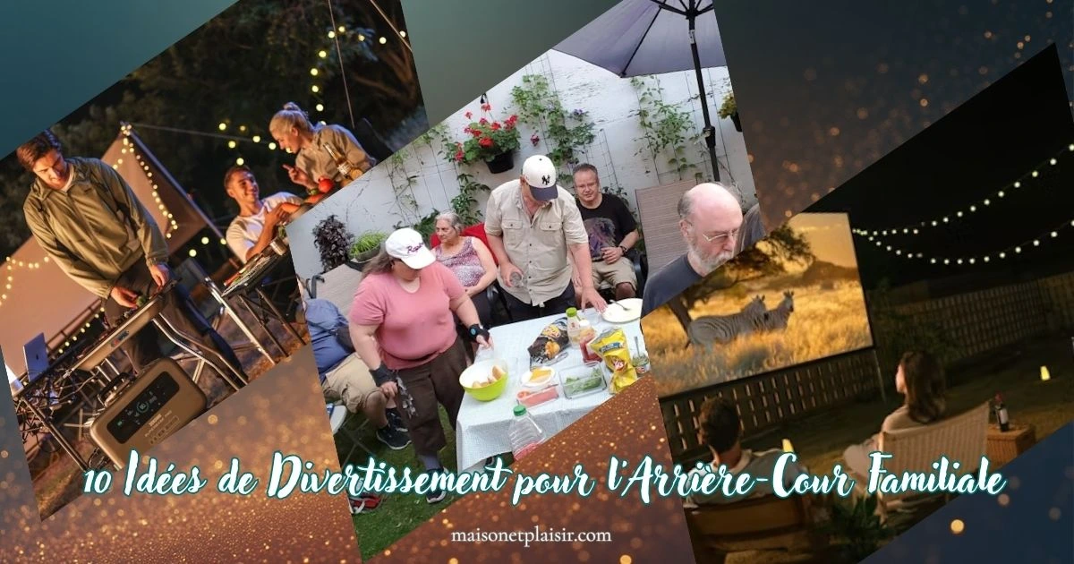 10 Idées de Divertissement pour l'Arrière-Cour Familiale